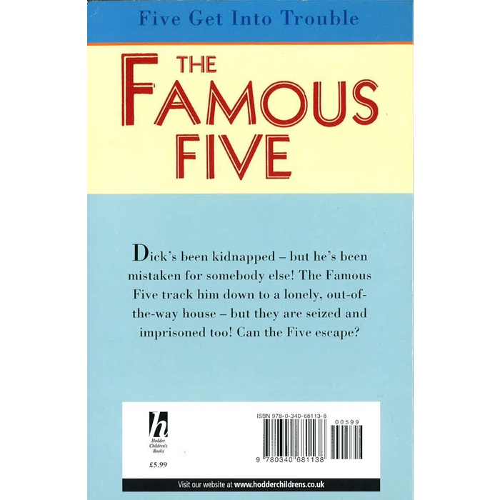 Jual MUST HAVE!! BLYTON: THE FAMOUS FIVE: FIVE GET INTO TROUBLE ...