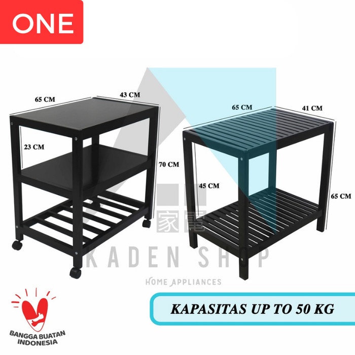 Jual RAK DORONG MEJA BESI SERBAGUNA 2 3 SUSUN PEMBATAS STAINLESS ...