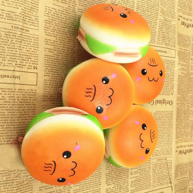 Jual JUMBO SQUISHY EMOTICON BURGER squishy slow soft murah hadiah ...