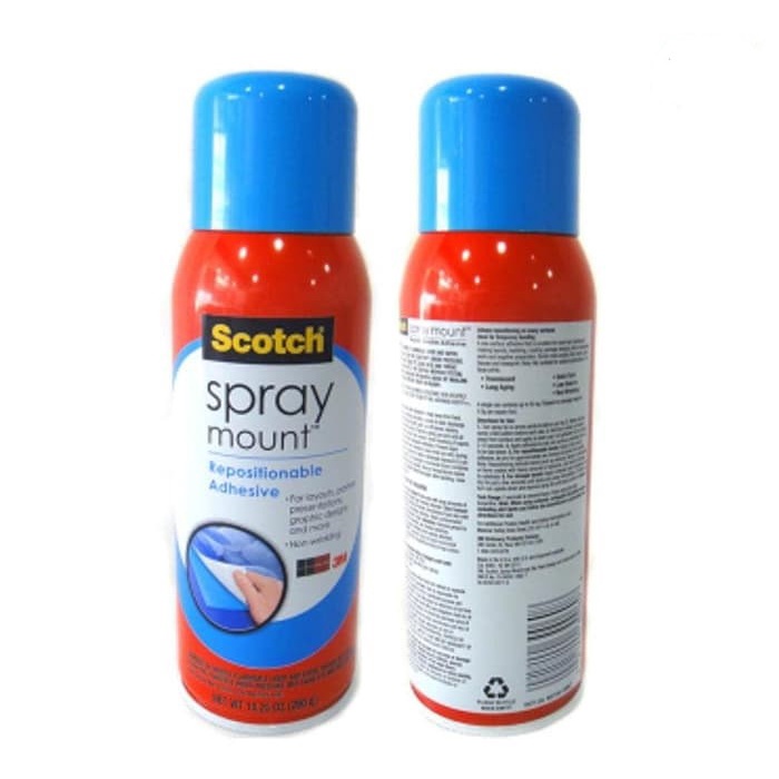 Jual Lem Serbaguna - Lem Semprot 3M Spray Mount Tidak Permanen Non ...