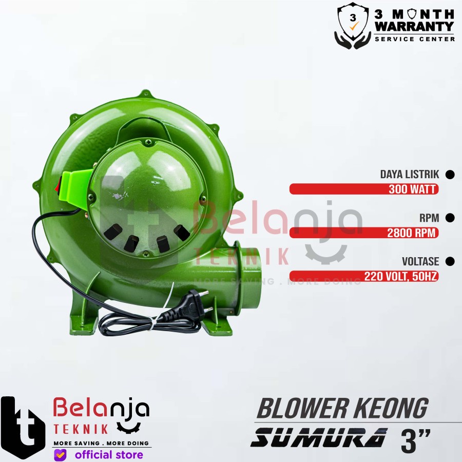 Jual Sumura Blower Keong 3 Inch Mesin Blower Iup Angin 3 In 3Inch ...