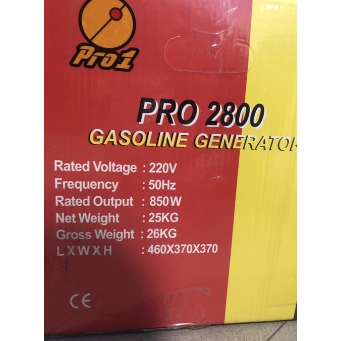 Jual Harga Promo Generator set PRO 2800 Genset 4 Tak 1000 Watt 1.000 ...