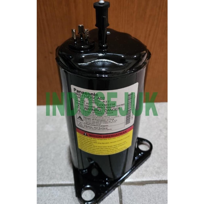 Jual Kompresor Panasonic 2Rs110 1/2Pk R22 / Compressor Ac Panasonic 1 ...
