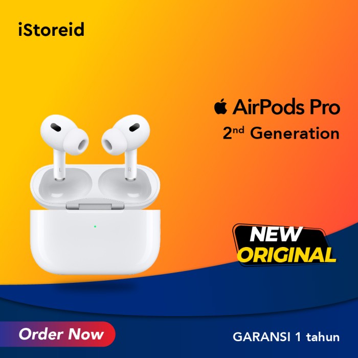 Jual Ready Apple AirPods Pro 2 2022 USB C 2023 with MagSafe Garansi Resmi iBox | Shopee Indonesia