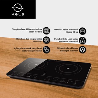 Jual Informa Kels Terron Kompor Double Induksi - Hitam Induction Stove ...