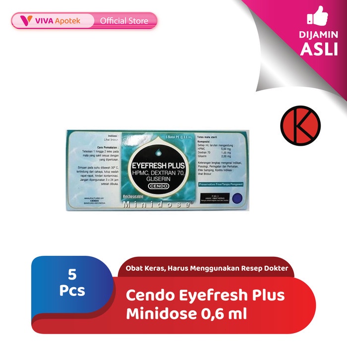 Jual Cendo Eyefresh Plus Minidose 0,6 ml (5 Pcs) | Shopee Indonesia