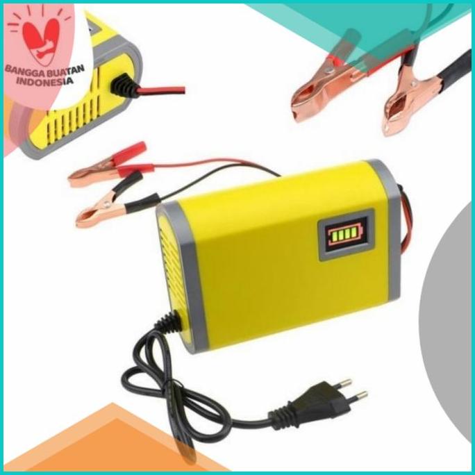 Jual Alat Cas Aki Motor / Charger Aki Mobil Portable 2A 12 Volt 16novz3 ...