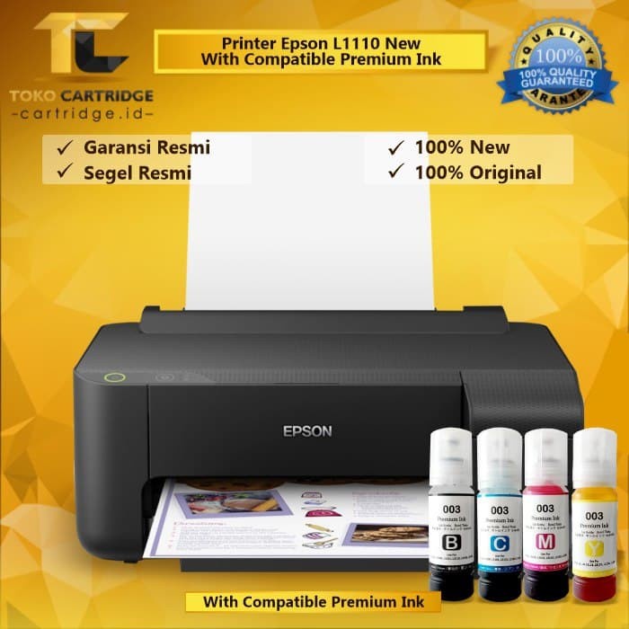 Jual Printer Epson L1110 L 1110 Eco Tank Ink Tank Infus Pengganti L310 ...