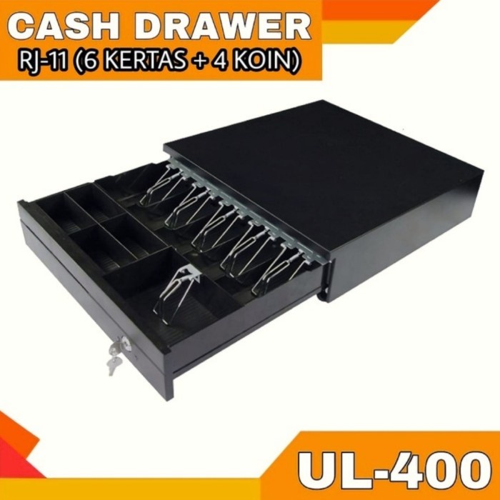 Jual Katlen Cash Drawer / Laci Uang 5 Slot 1 Plus Ul400 Ul-400 Iware Rj ...