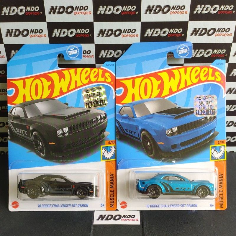 Jual Hot Wheels 18 Dodge Challenger Srt Demon Factory Sealed 2023