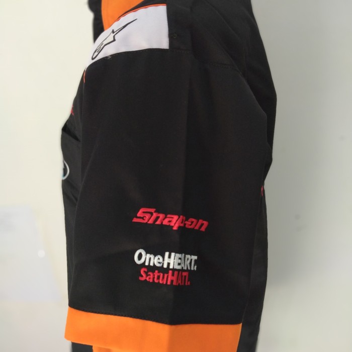 Jual Kemeja Seragam Bordir Otomotif Motogp Honda Racing | Shopee Indonesia
