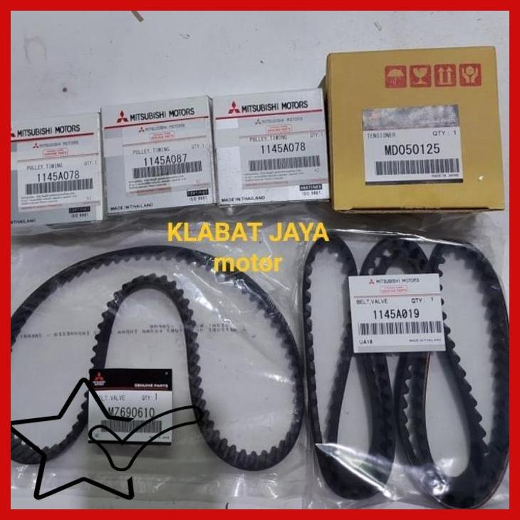 Jual [KBJ] TIMING BELT SET TENSIONER SET PAJERO SPORT DAN TRITON 2500CC ...