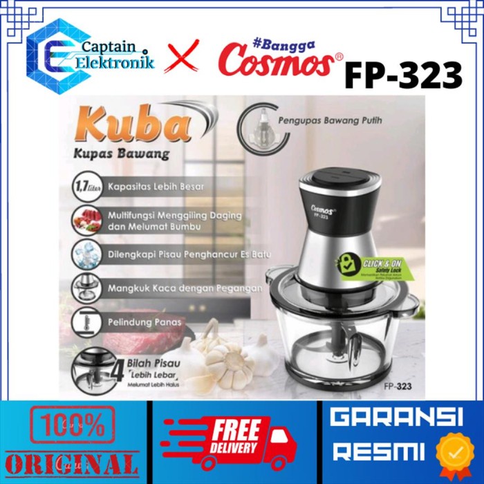 Jual cosmos chopper food processor fp-323 1,7 liter | Shopee Indonesia