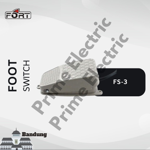 Jual Foot Switch FS FS-3 FORT Besi Alumunium Pedal Saklar Injak Kaki ...