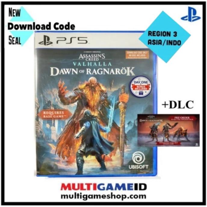 Jual Ps5 Assassins Creed Valhalla Dawn Of Ragnarok Reg3 Extended Dlc