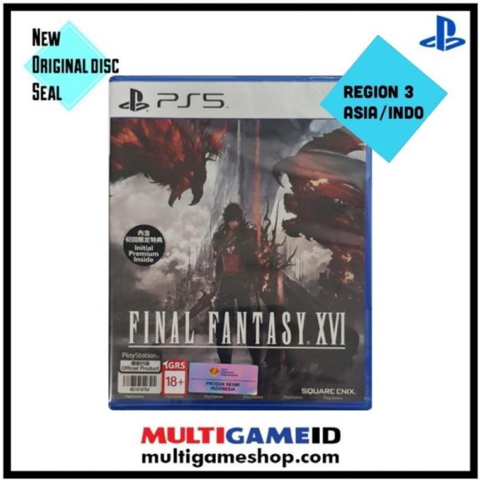 Jual PS5 Final Fantasy XVI 16 Region 3 Asia English | Shopee Indonesia