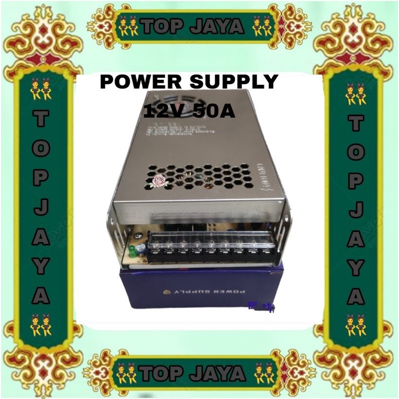 Jual Switching Power Supply PSU 12V 50A 12 Volt 50 Ampere kipas ...