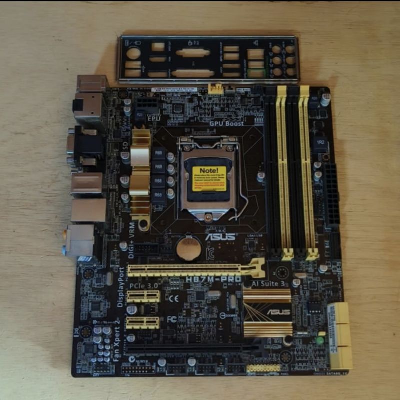 Jual MOTHERBOAD ASUS H87M-PRO LGA 1150 HDMI-DVI-DP-VGA / 4 SLOT RAM ...