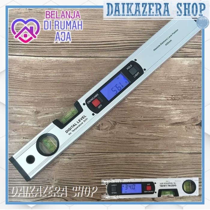 Jual Promo!! Waterpass Alat Ukur Inclinometer Magnetic Level 400mm ...