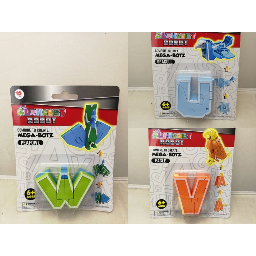 Jual Robot Alphabet Alfabet Huruf Toy Addicts Original | Shopee Indonesia