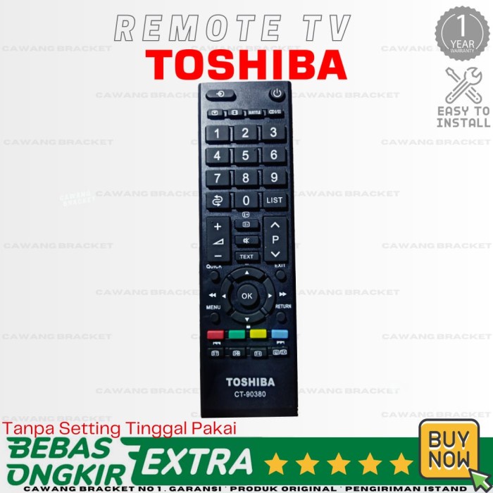 Jual Harga!! Remot Toshiba, Remote Tv Toshiba Regza Pabrik , Toshiba | Shopee Indonesia