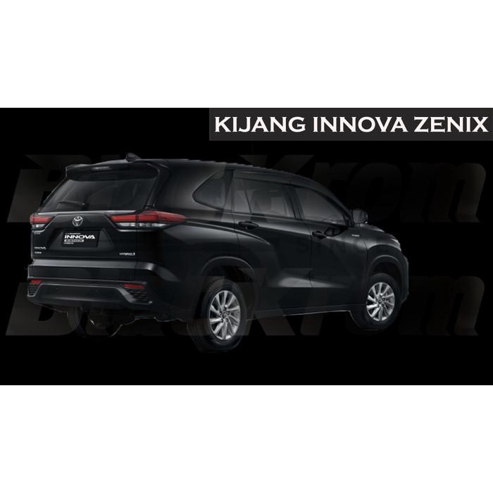 Jual Logo Emblem Black Chrome Belakang Toyota Kijang Innova Zenix ...