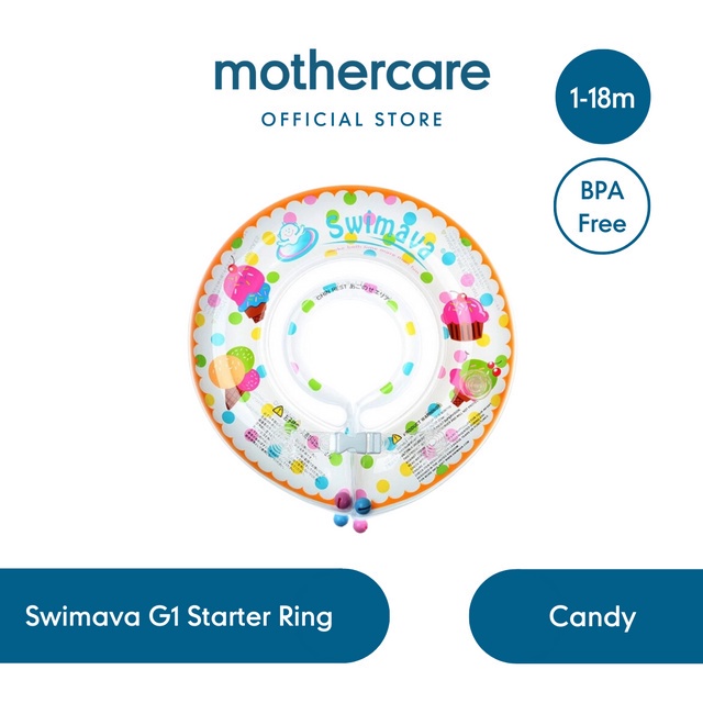 Jual Swimava G1 Starter Ring Candy - Ban Renang Bayi (Orange) | Shopee Indonesia