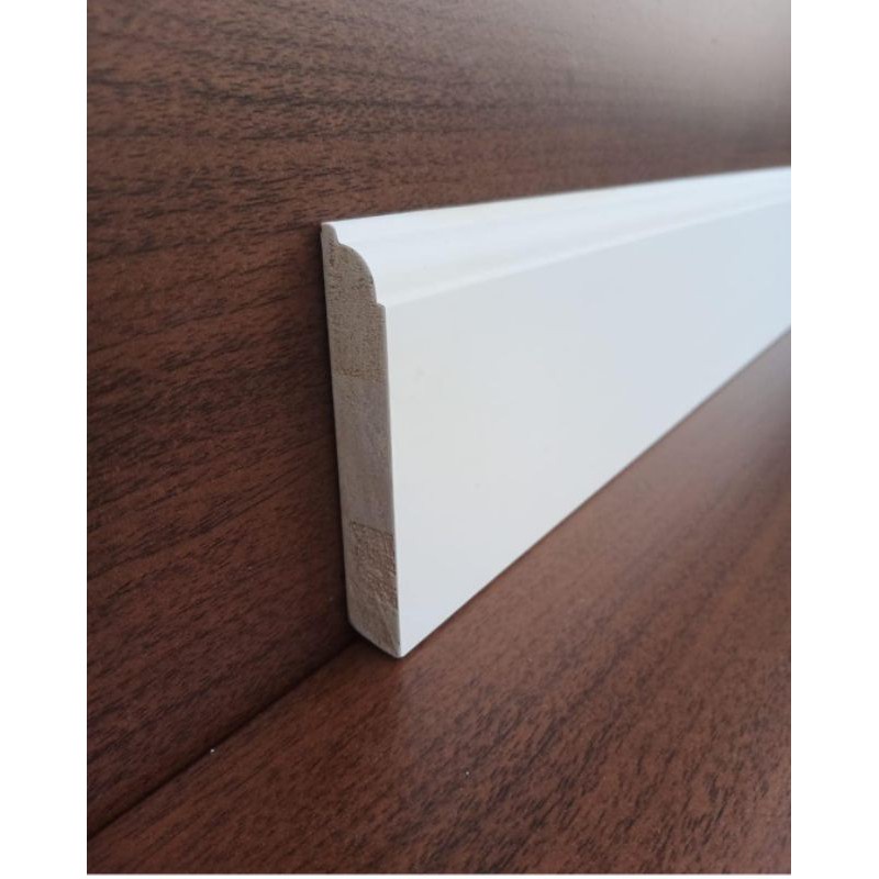 Jual Wall Moulding - Kayu Moulding Plint Lantai - Skirting -Sudah Cat ...
