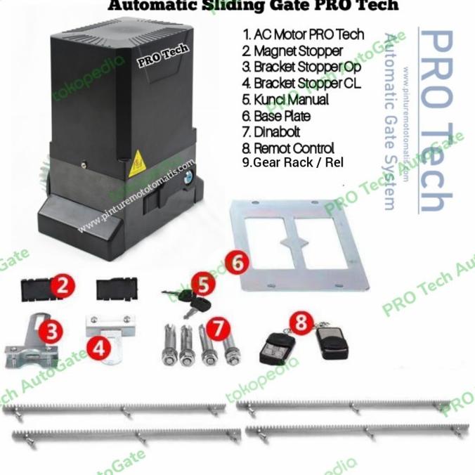 Jual Automatic Sliding Gate Mesin Pintu Gerbang Otomatis | Shopee Indonesia