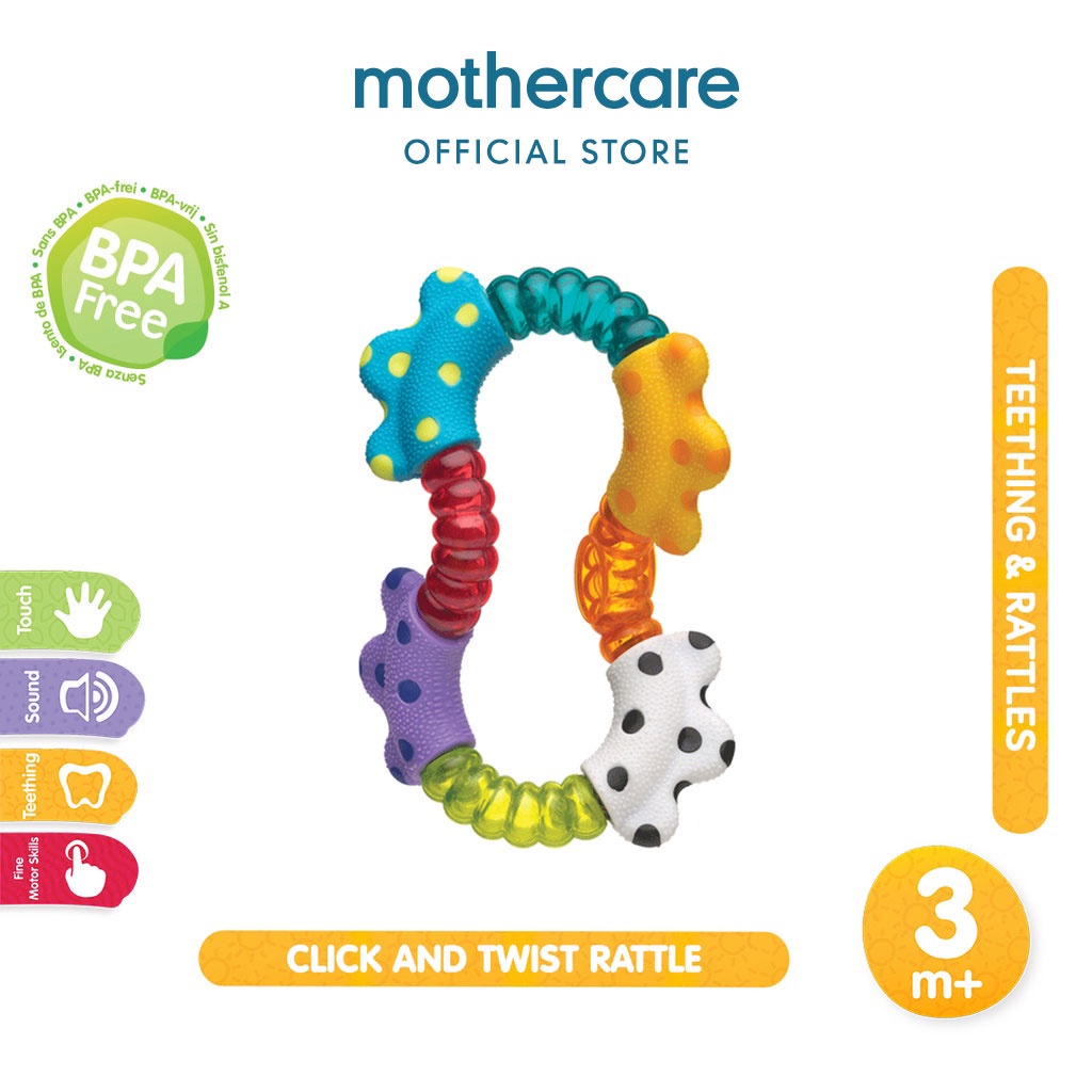 Jual Playgro Baby Click and Twist Rattle - Mainan Gigit Anak Bayi ...