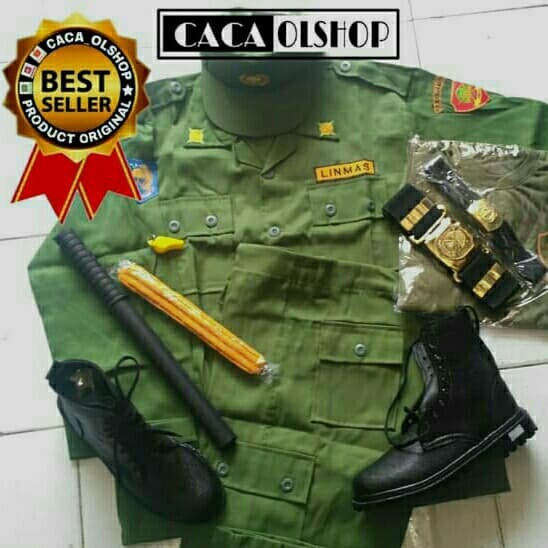 Jual Seragam Hansip Komplit | Shopee Indonesia