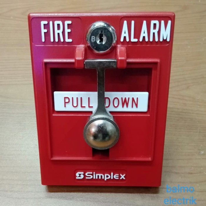 Jual Promo Fire Alarm Pull Down Simplex | Shopee Indonesia
