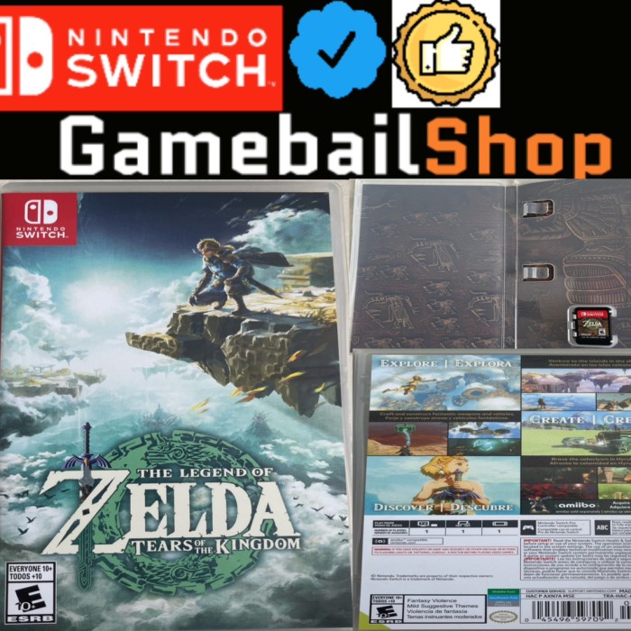 Jual Zelda Tears Of The Kingdom Totk Switch Game | Shopee Indonesia