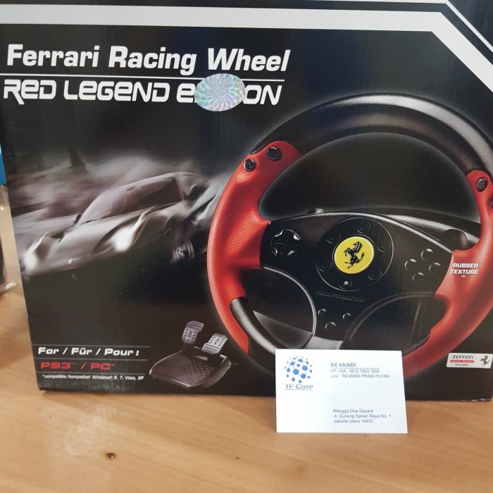Jual Ready Thrustmaster Ferrari Racing Wheel Red Legend Edition For PC ...