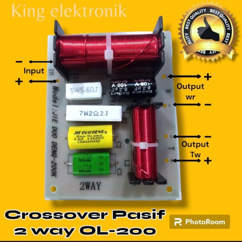 Jual CROSSOVER PASIVE PASIF 2WAY OL 200 BASS TREBLE | Shopee Indonesia