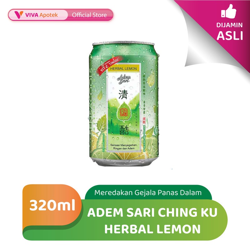 Jual Adem Sari Ching Ku Herbal Lemon 320Ml | Shopee Indonesia