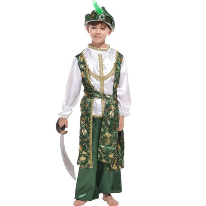 Jual ARABIAN King costume toddler cosplay kostum anak Raja arab ...