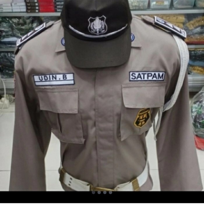 Jual [COD] Seragam Security Pdl Atribut Terbaru Berkualitas | Shopee ...