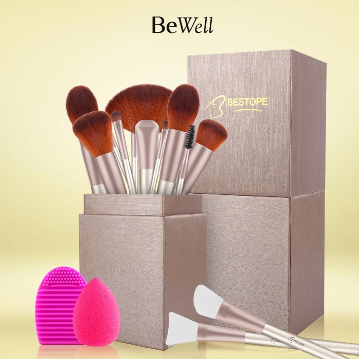 Jual [COD] Bestope 20 Pcs Make Up Brush Set Box Package Terbaru | Shopee Indonesia
