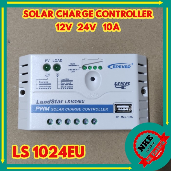 Jual LS1024EU EPEVER Solar Charge Controller 10A 12V 24V LS 1024EU SCC ...