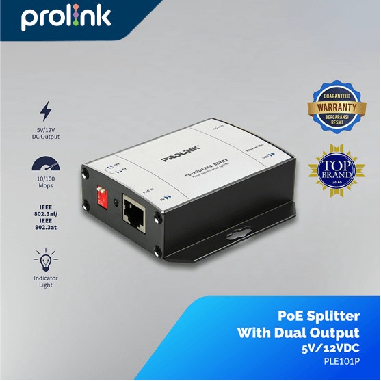 Jual Poe Spliter Prolink Ple101P (5V/12V Dual Output) | Shopee Indonesia