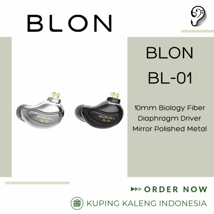 Jual Blon Bl01 Bl-01 Bl 01 Earphone Iem Penerus Bl03 Bl-03 Bl 03 | Shopee Indonesia