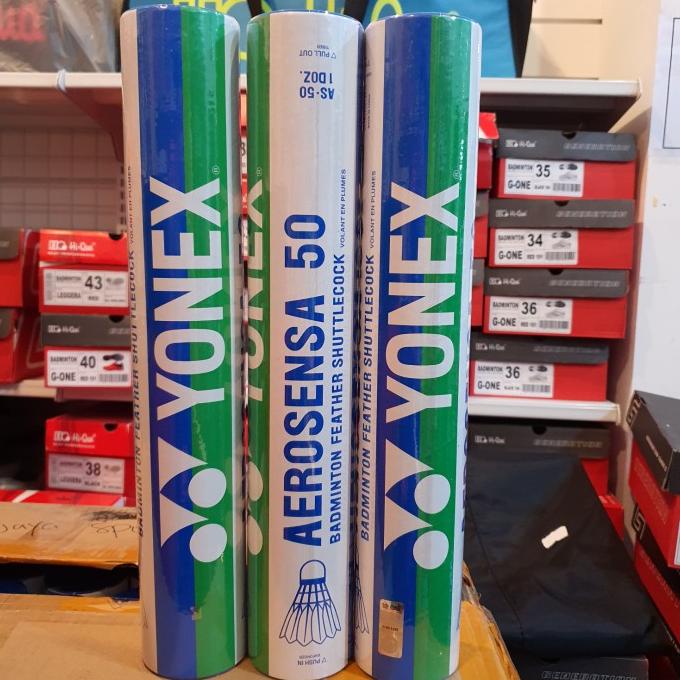 Jual Shuttlecock YONEX AEROSENSA 50 100% ORIGINAL|AS-50 SPEED 3|IMPORT| | Shopee Indonesia