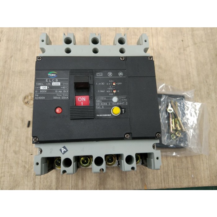 Jual Ori Elcb / Rccb / Rcbo Tdm3L-125 4P 100A Limited | Shopee Indonesia