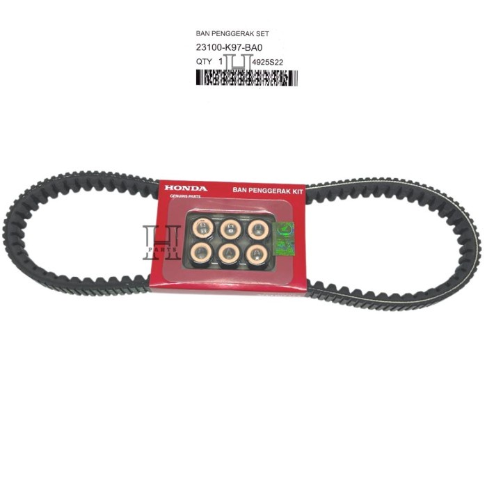 Jual New Vbelt Van Belt Drive Kit New Pcx K97 Lokal Original Ahm 23100 ...