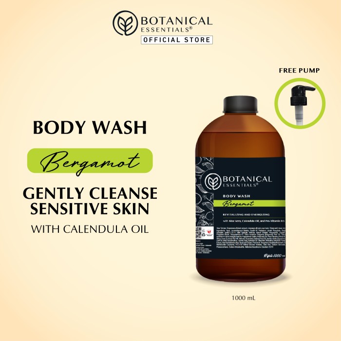 Jual Botanical Essentials - Body Wash Refill Bergamot 1L With Pump ...