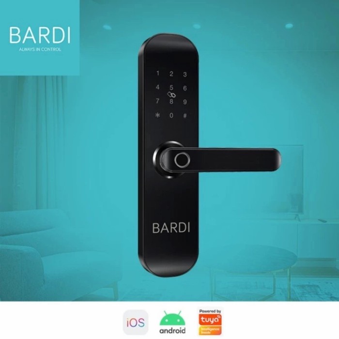 Jual Termurah Bardi Smart Home Door Lock Handle Rfid Fingerprint ...