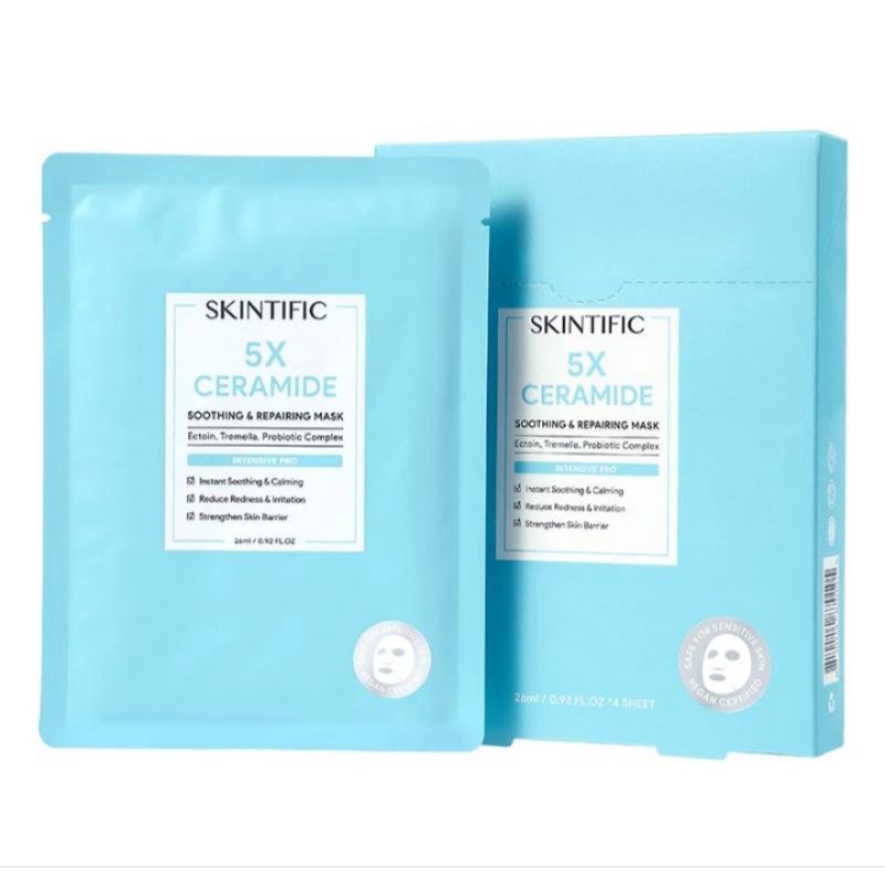 Jual Skintific 5x Ceramide sheet mask box (isi 4pcs) | Shopee Indonesia