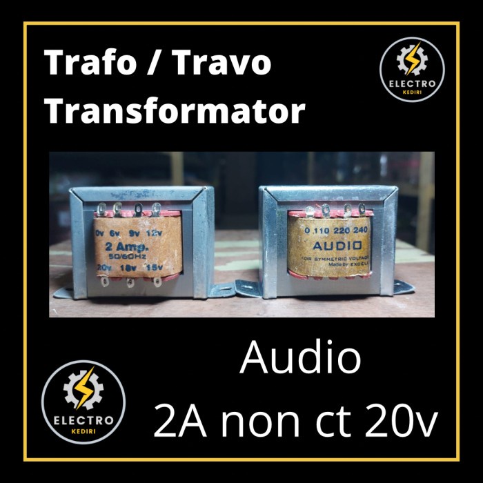 Jual hanya disini] Trafo 2a non ct 20v AUDIO travo 2a non ct20v ...