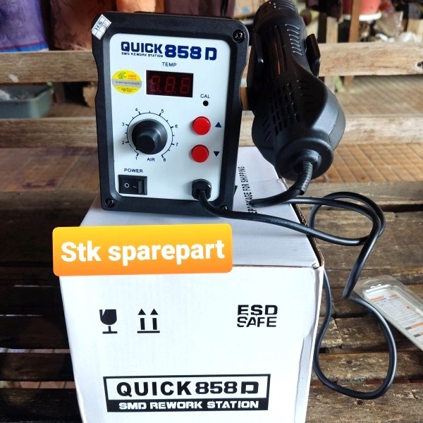 Jual [Original] Solder Uap Quick 858D Blower Quick 858D Blower Uap 858D Smd Hot Air Berkualitas ...